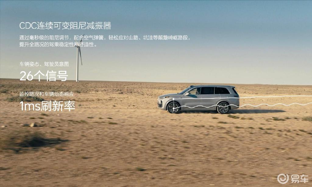 理想L7单腔空气悬挂+CDC可变阻尼悬挂+XCU这套系统只是比传_易车