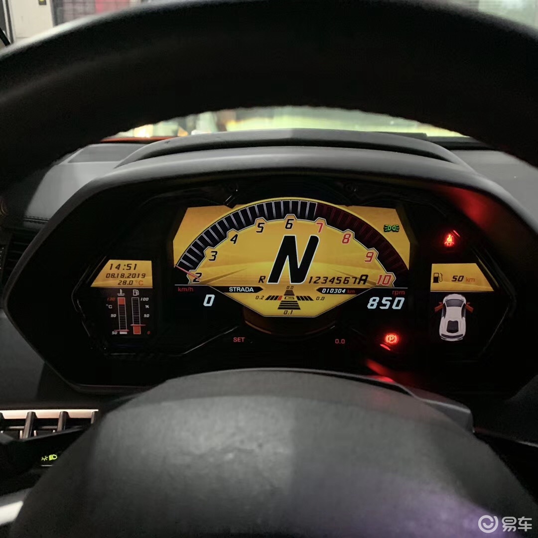 11出11上兰博基尼lp700-4爆改750套件仪表_易车