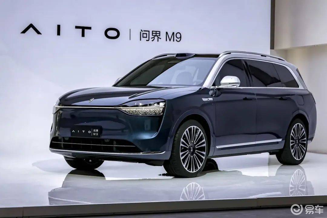 宋L问界M9采用前交流异步电机+后永磁同步电机组成的800V高压_易车