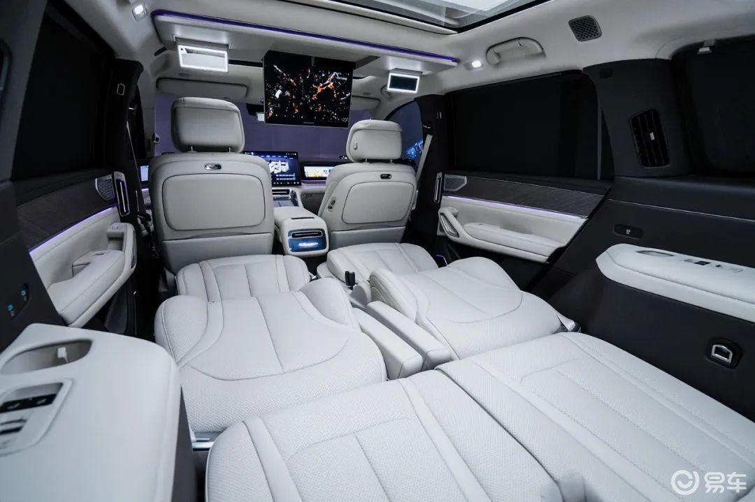 车圈新大哥！三排座椅都无敌，腾势N9内饰大解析_易车