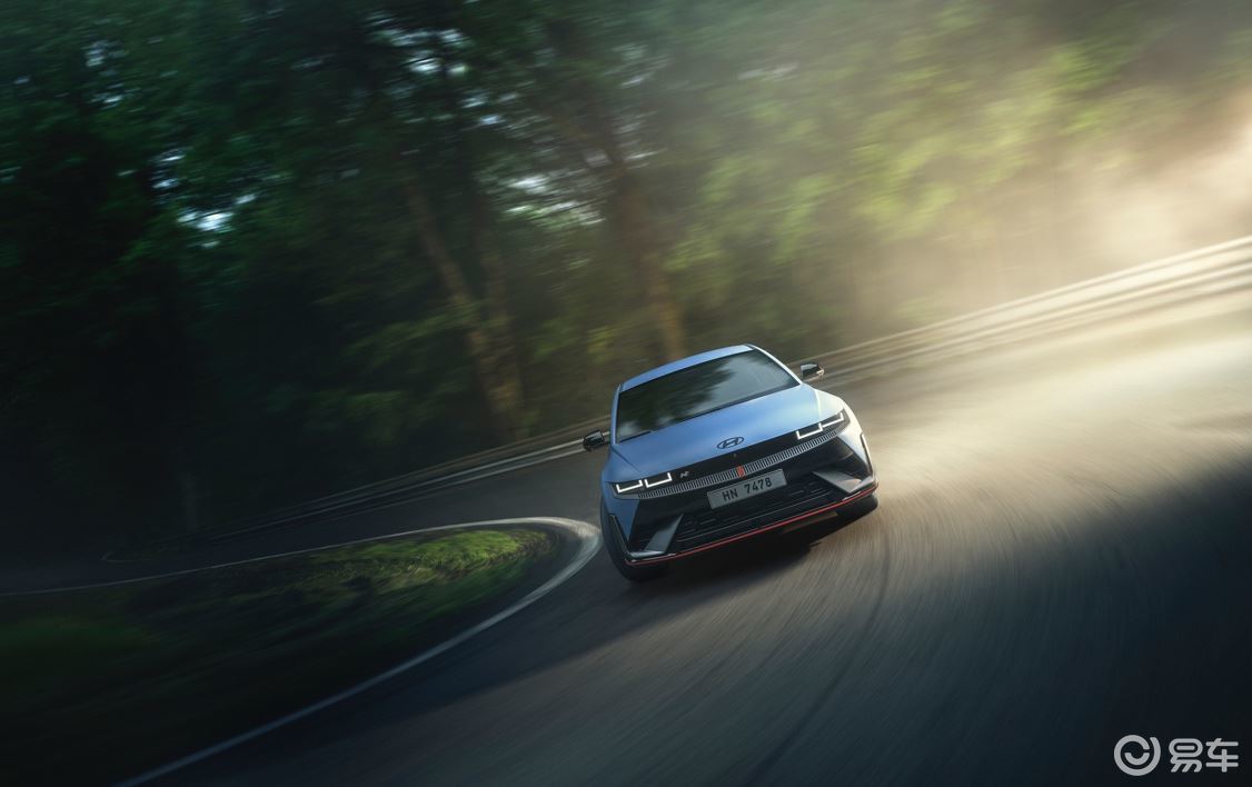 现代N品牌首款量产高性能电动车IONIQ 5 N全球首秀_易车