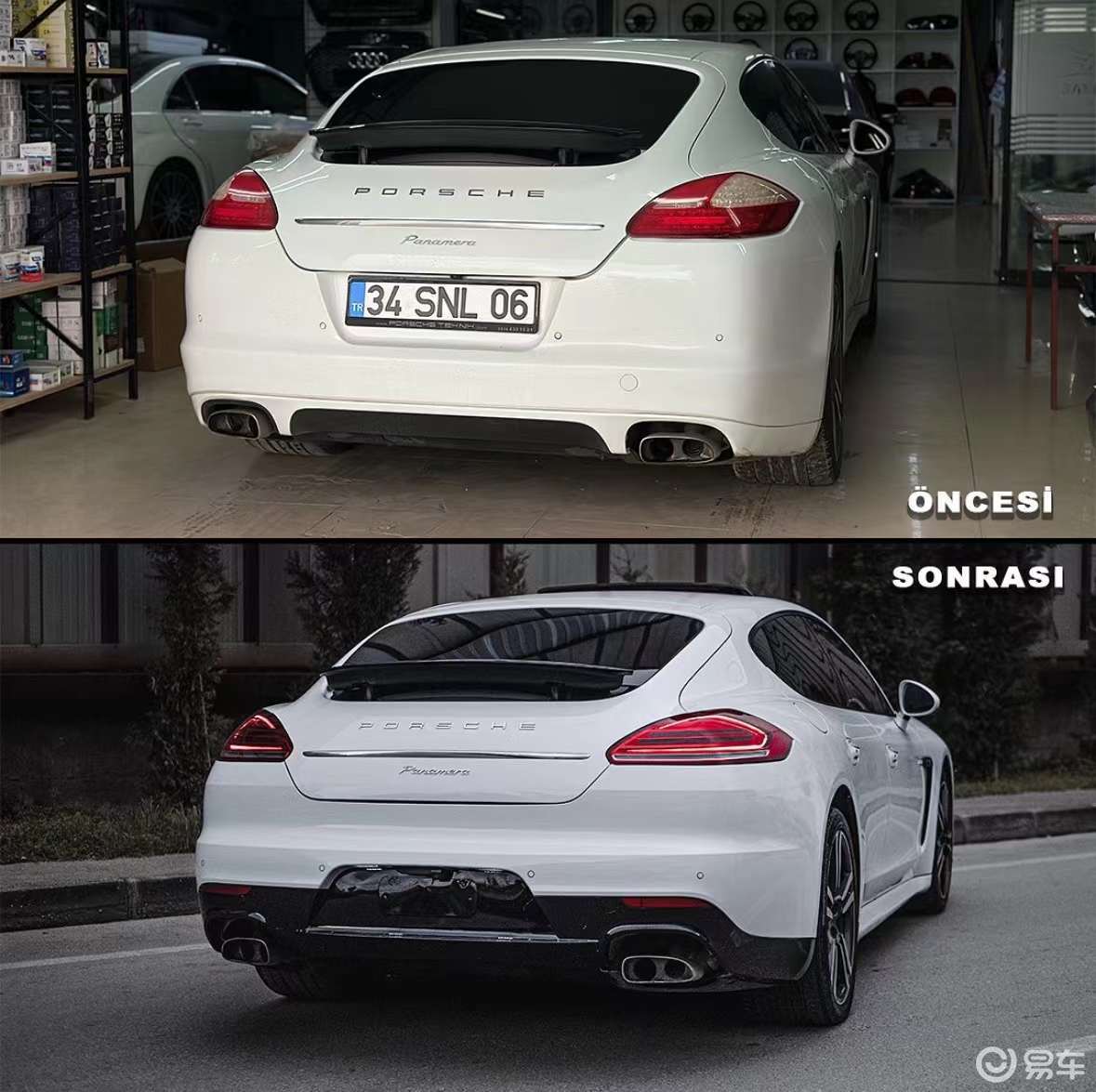 帕拉梅拉970.1老改新970.2尾部改装来了，快来看看_易车