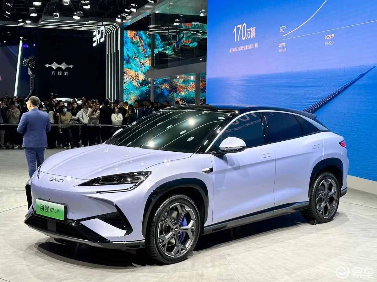 比亚迪海狮07 EV发布，预计售价20万起，搭载智驾技术_易车