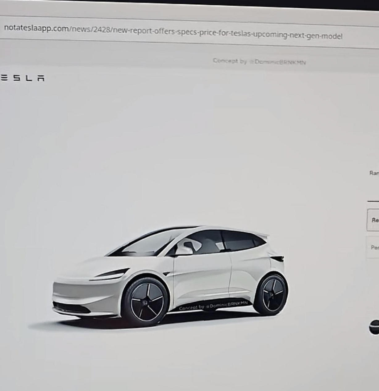 网传两年终于来了？特斯拉Model Q预计明年上半年上市_易车