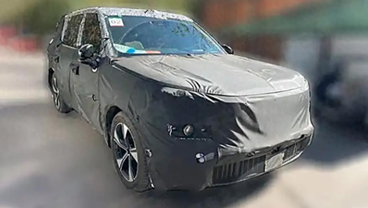 领克全新旗舰SUV谍照，SPA Evo架构，有后轮转向？_易车