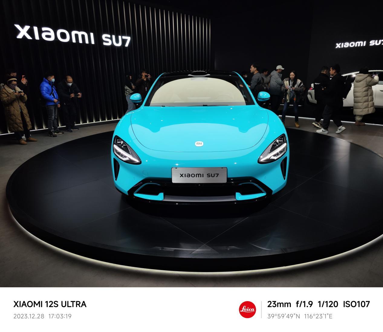 小米SU7重磅亮相，创多项造车之最，和友商正面“硬刚”_易车