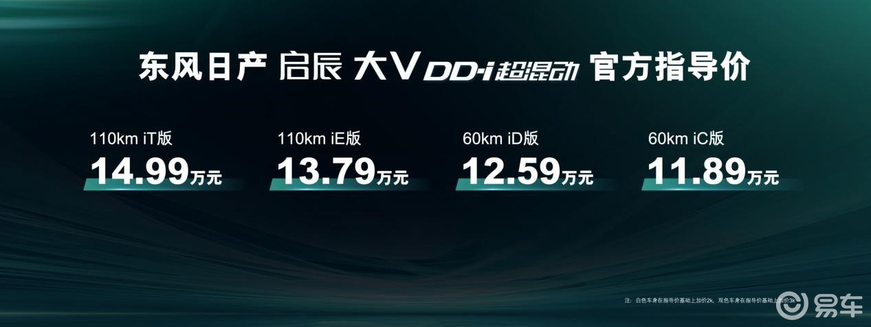 东风日产启辰大V DD-i超混动上市11.89万元起_易车