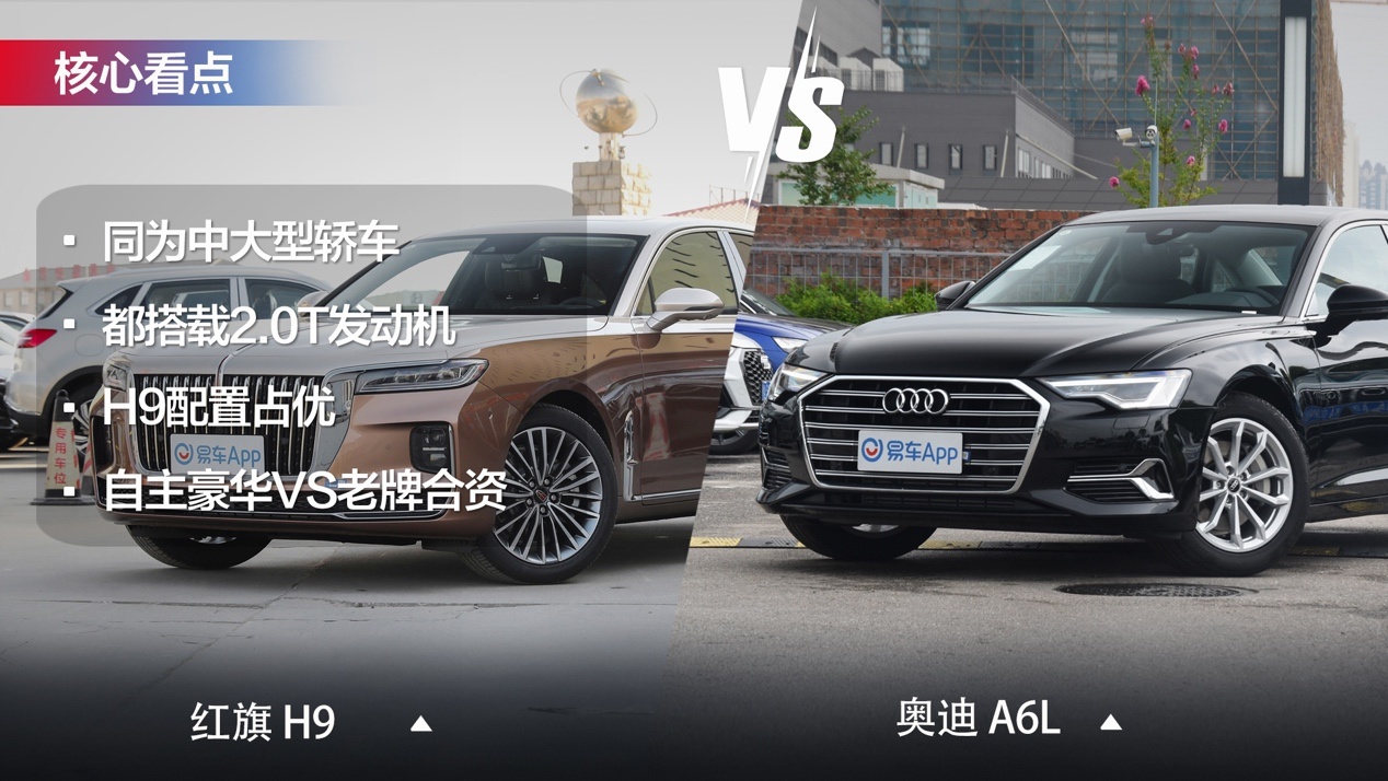 老牌劲旅的对决 红旗H9对比奥迪A6L_易车