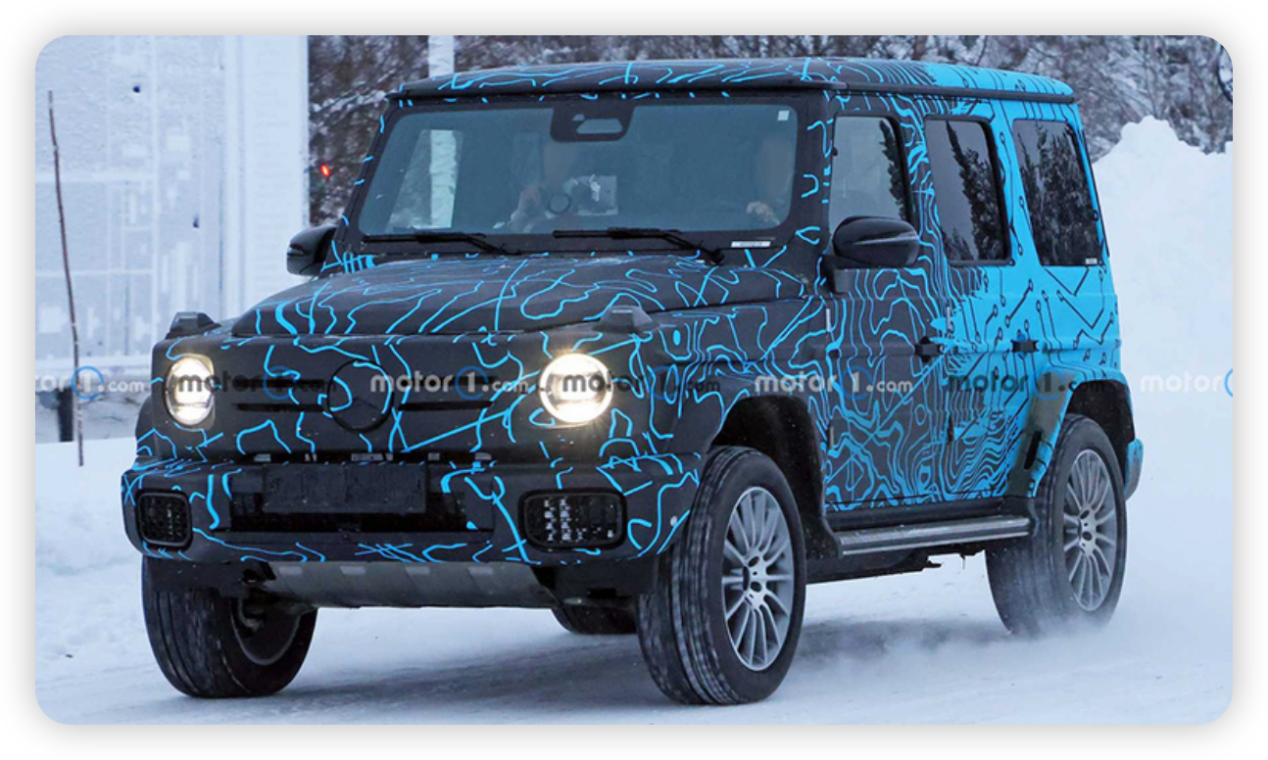 对标仰望U8，奔驰EQG谍照曝光，预计年底发布_易车