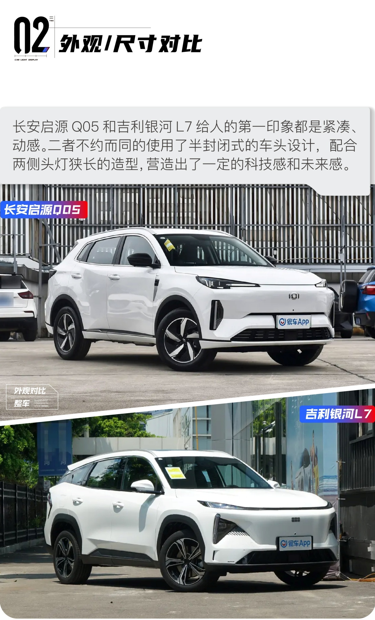 年轻人会选哪样的SUV？长安启源Q05还是吉利银河L7_易车