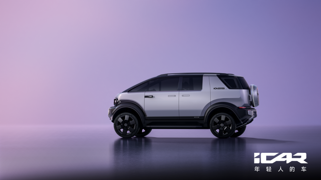 iCAR V23车身融合经典越野元素与单厢车设计_易车