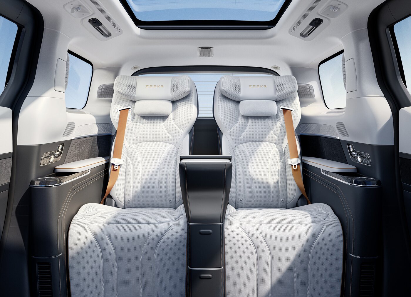 ZEEKR 009极氪009光辉版的内饰延续了极氪汽车的高科技风_易车