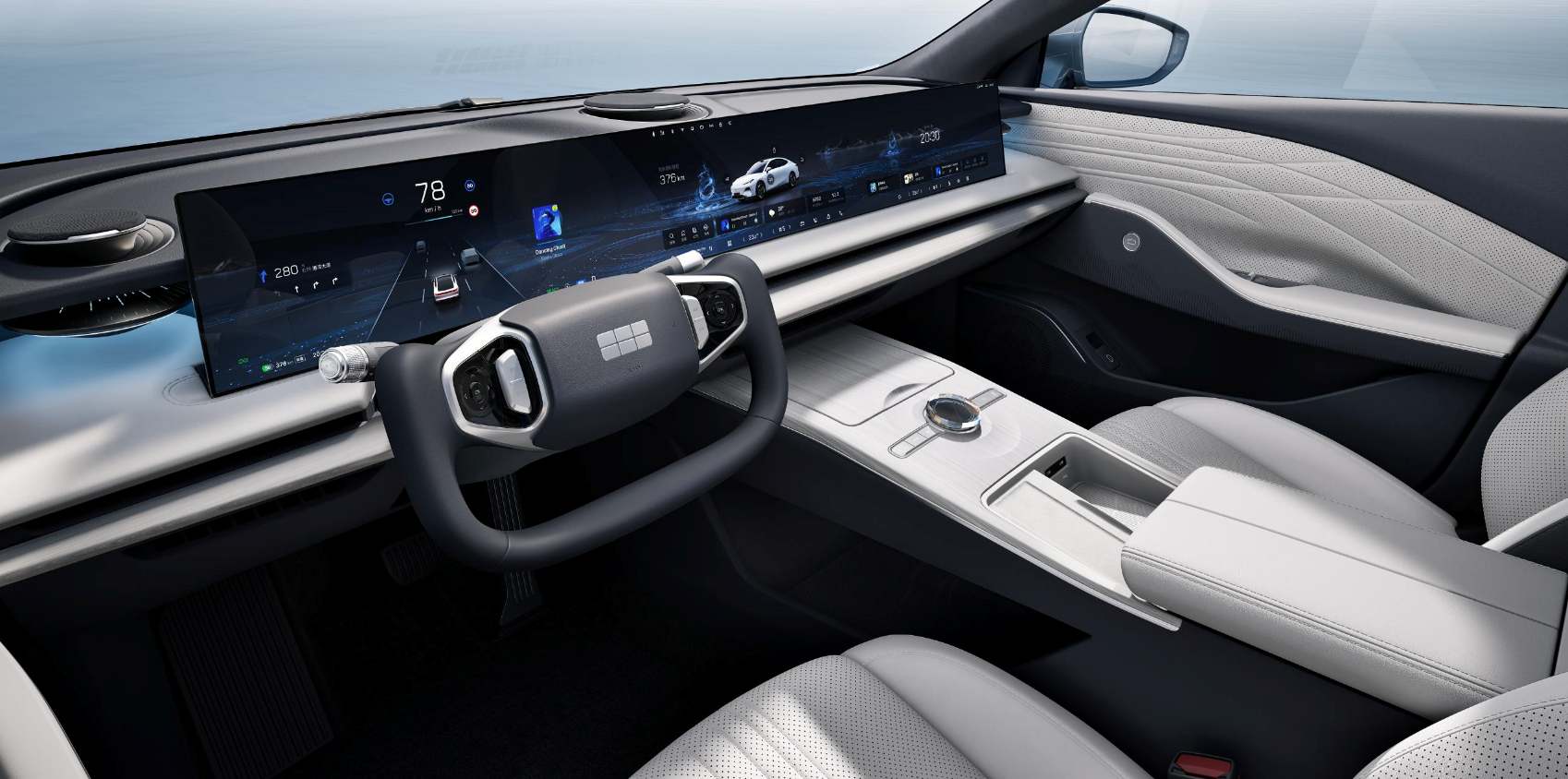 【风阻低至0.199 SEA架构首款轿车银河E8_汽车新闻】-易车_吉利银河江门辉胜达蓬江店