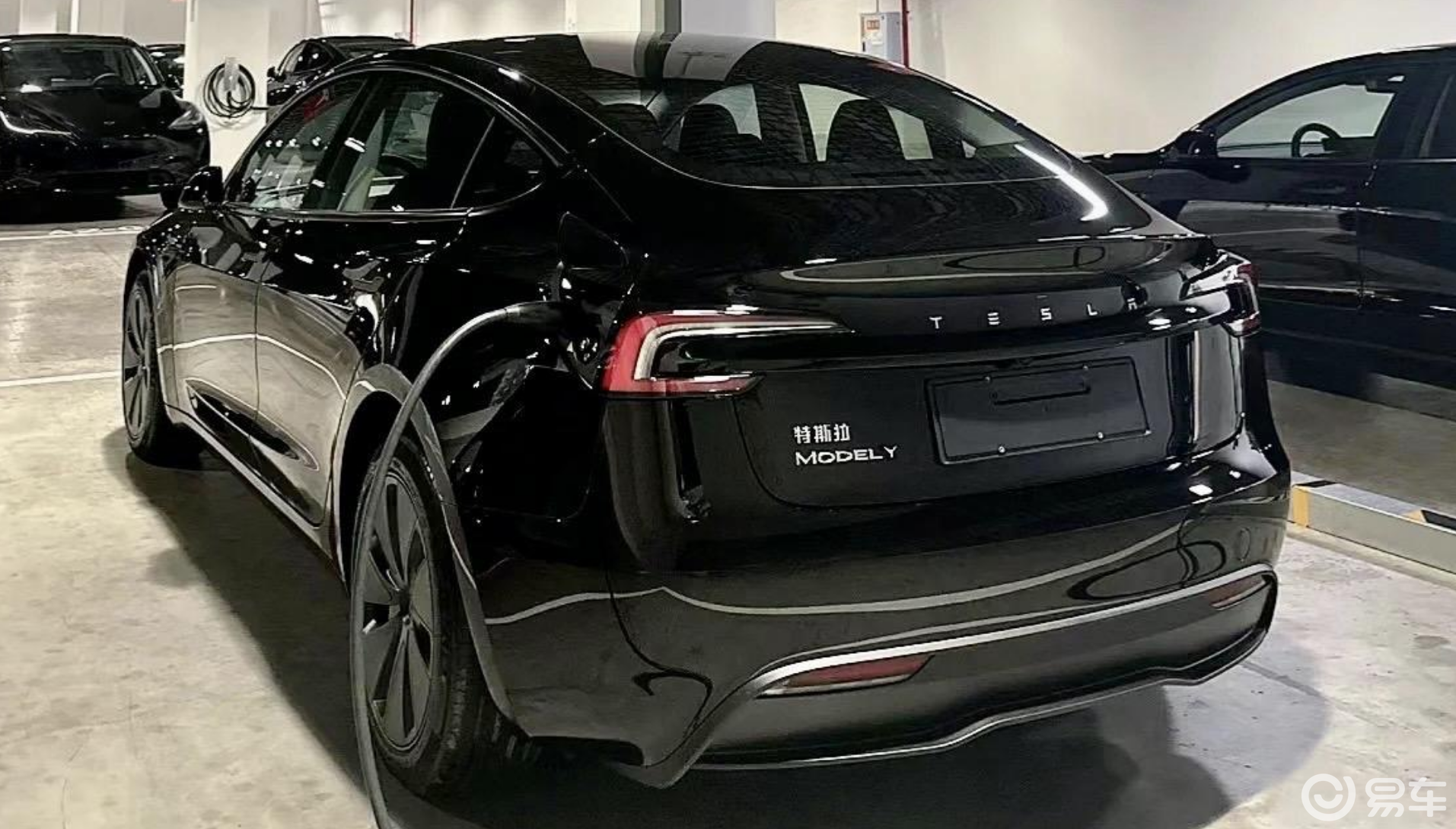 新款国产特斯拉Model Y实车曝光，外观调整，内饰升级_易车
