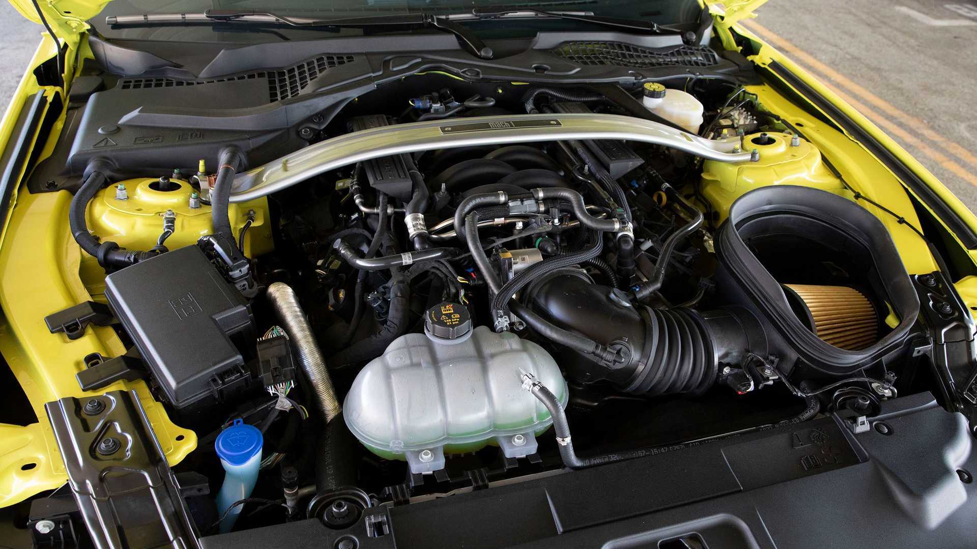 涂装致敬经典/搭5.0L V8引擎 野马Mach 1亮相_易车