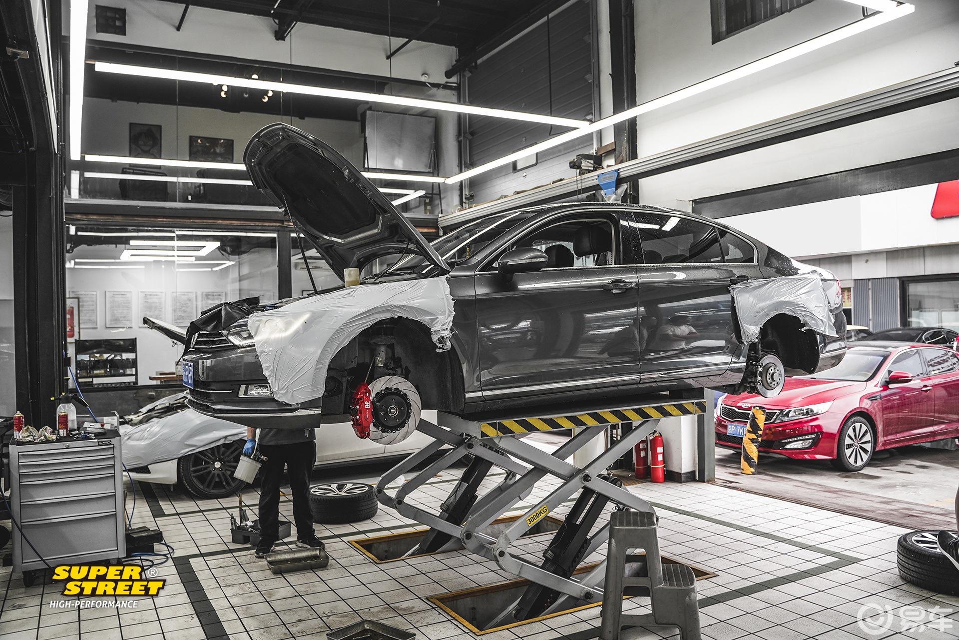 大众迈腾改装AP Racing 9540刹车套件_易车