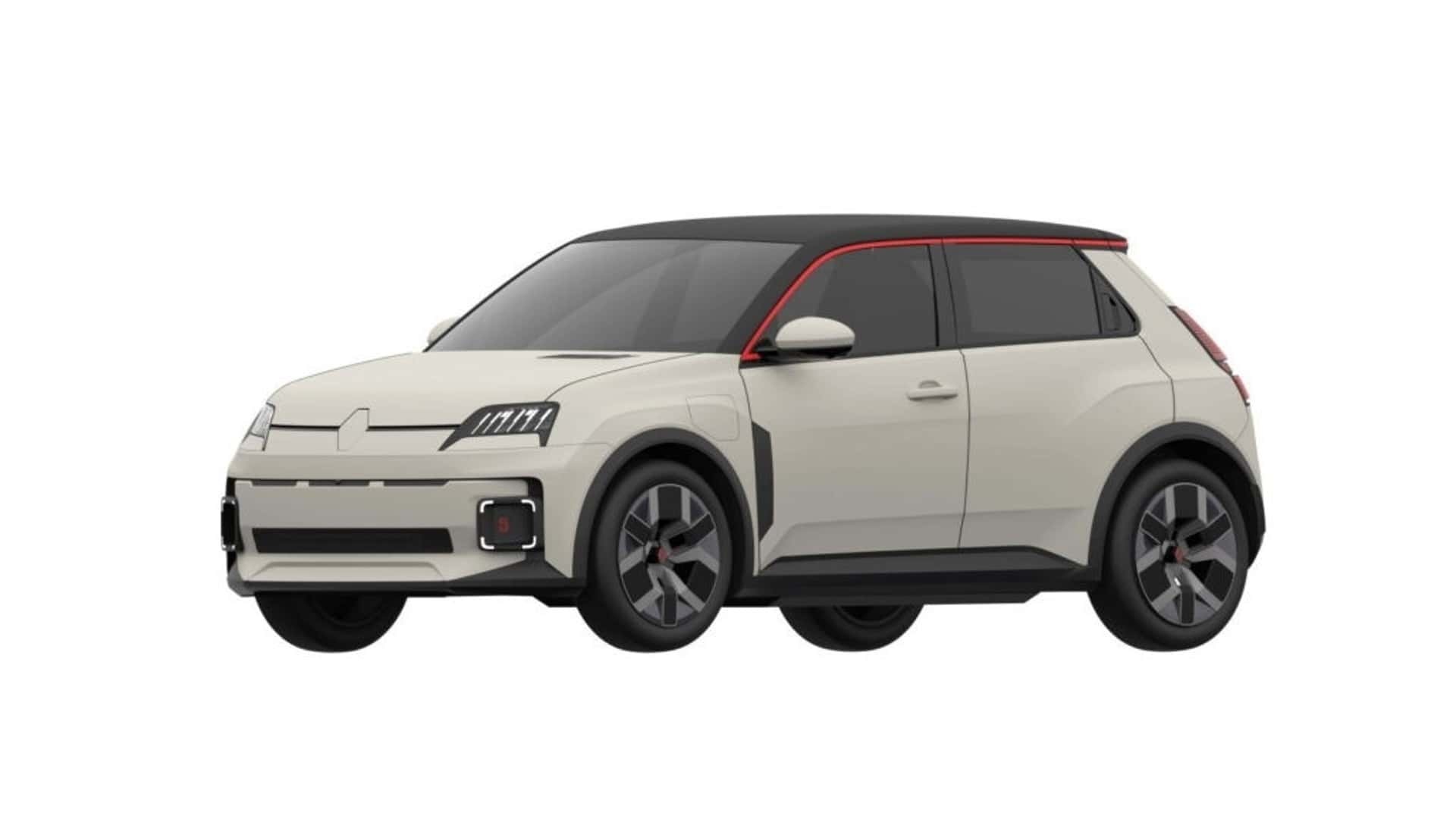 有海外媒体曝光了雷诺5 E-Tech的新车专利图_易车