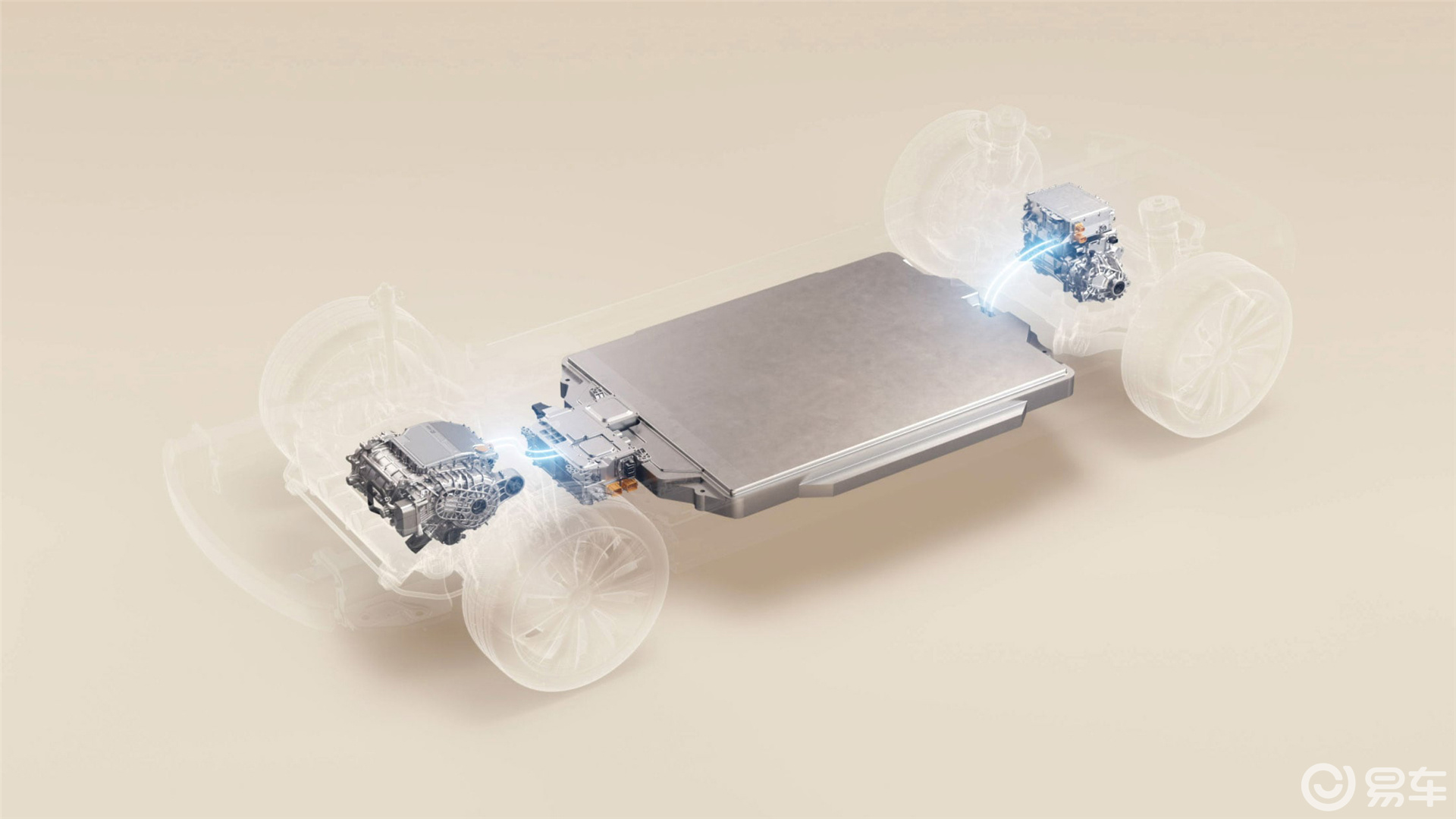 蔚来ET9搭载最大功率180千瓦（约245匹马力）的前感应电机_易车