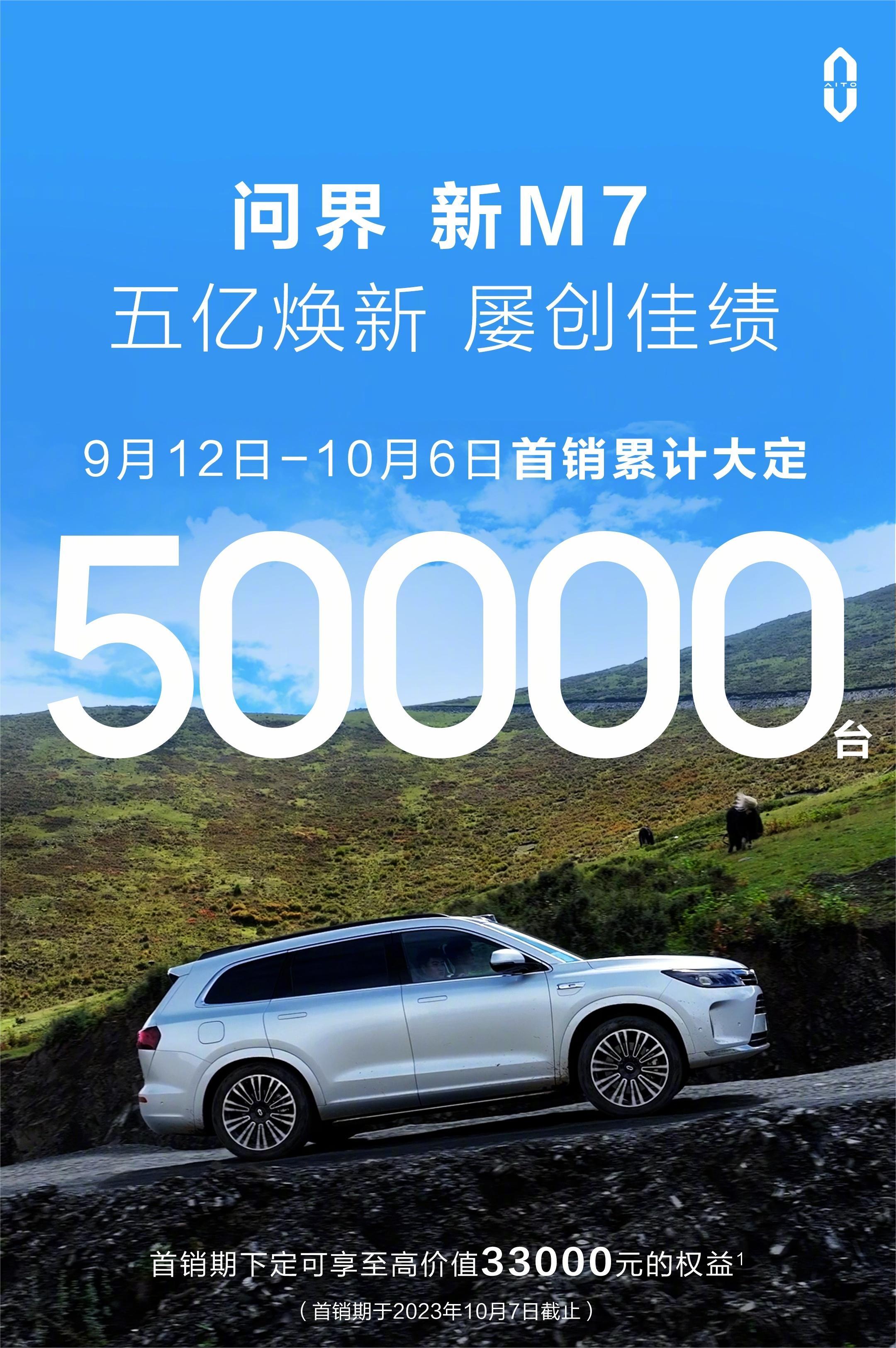 问界M7起死回生，大定超5万，华为真的遥遥领先了？_易车