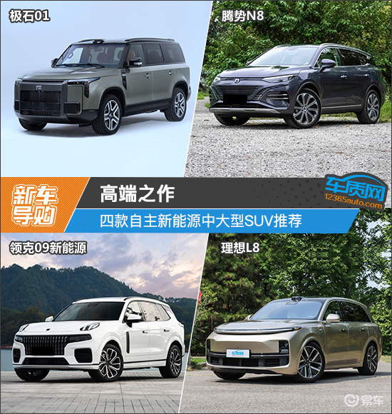 高端之作 四款自主新能源中大型SUV推荐_易车