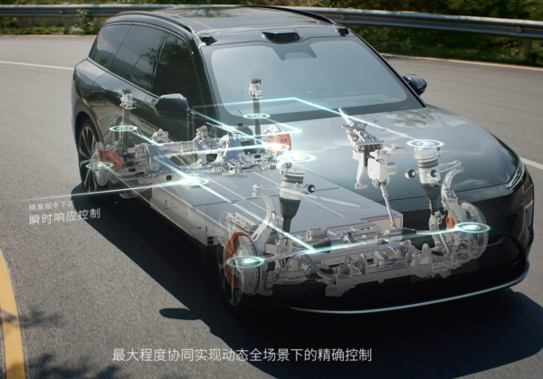 蔚来ES8蔚来全新ES8全系标配的第三代CDC连续可调阻尼减震器_易车