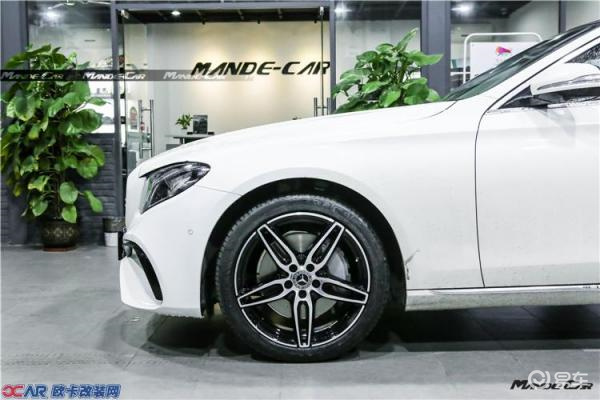 奔驰E300L改装E63S AMG包围原厂轮毂_易车