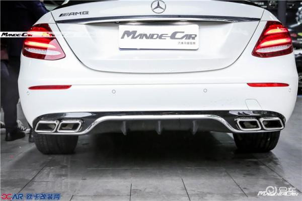 奔驰E300L改装E63S AMG包围原厂轮毂_易车