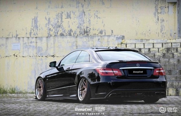 #黑色绅士#奔驰W207改装AIRBFT气动避震案例_易车