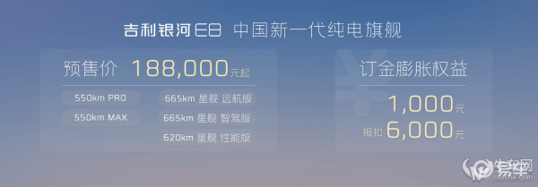 银河E8采用新一代800V极速闪充在全新一代高性能碳化硅电驱的赋_易车