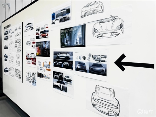 小米汽车SU7设计师手稿出炉，由三位设计师完成_易车