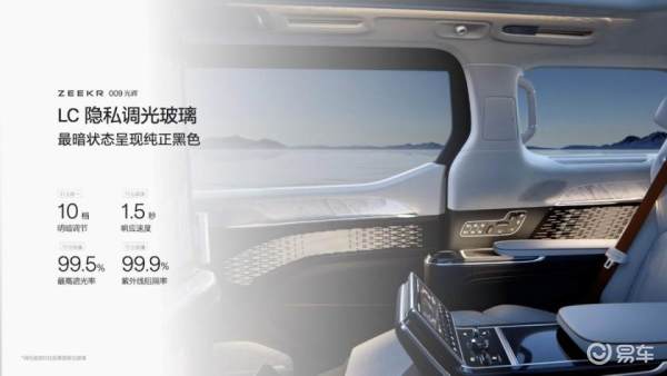 ZEEKR 009极氪009光辉的后排座舱_易车