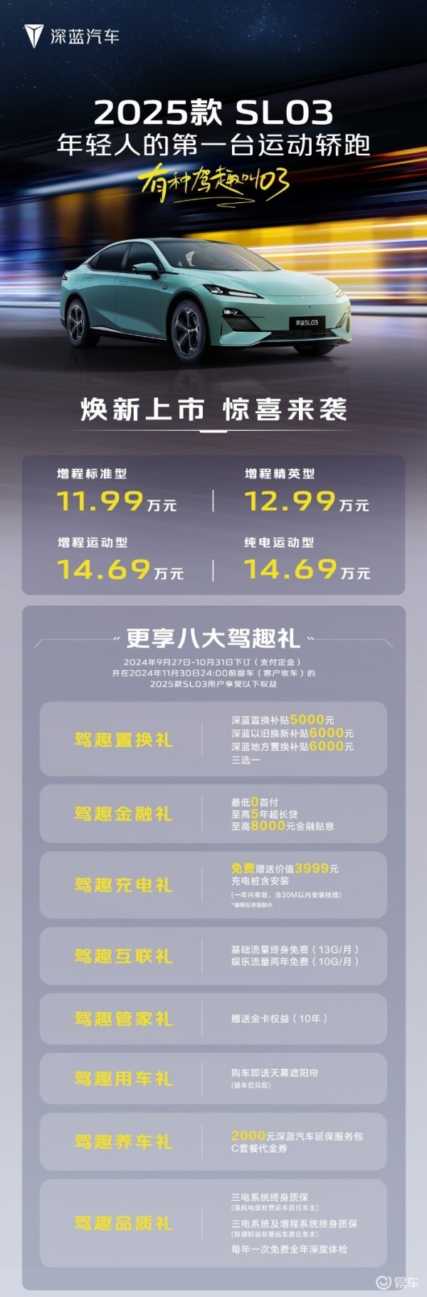 2025款深蓝SL03在保留老款设计精髓的同时进行了多项升级_易车