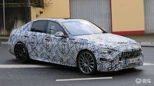 再见AMG C43 2022款奔驰AMG C45谍照曝光_易车