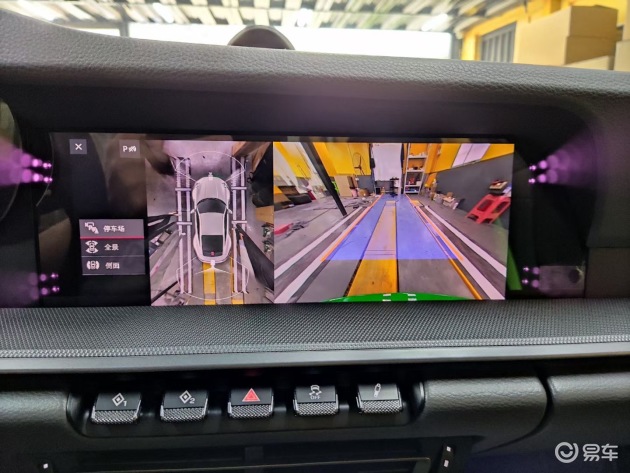 21款保时捷911升级原厂环视全景影像360度效果_易车