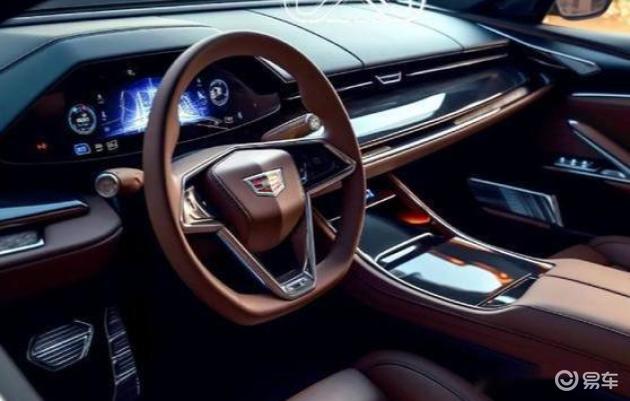 配4.4T+V8+10AT！新凯迪拉克CT9亮相，现代元素和复古风格融合！_易车