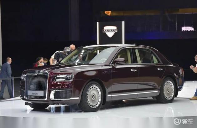实拍俄罗斯豪华轿车阿鲁斯Senat，配V8动力，霸气程度不输红旗L5_易车