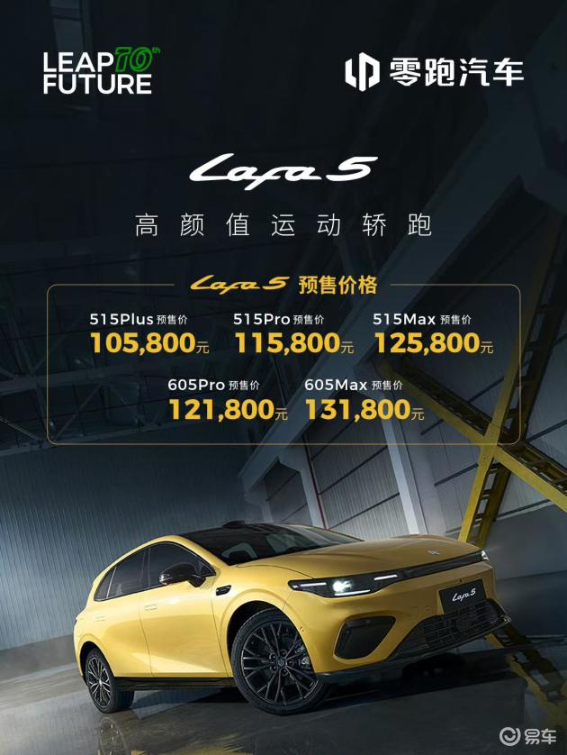 零跑Lafa轿跑预售，10.58万元起，高颜值运动新选择_易车