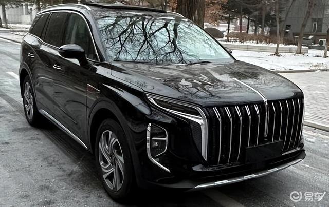 5座/6座/7座可选 一汽红旗HS6实车曝光_易车