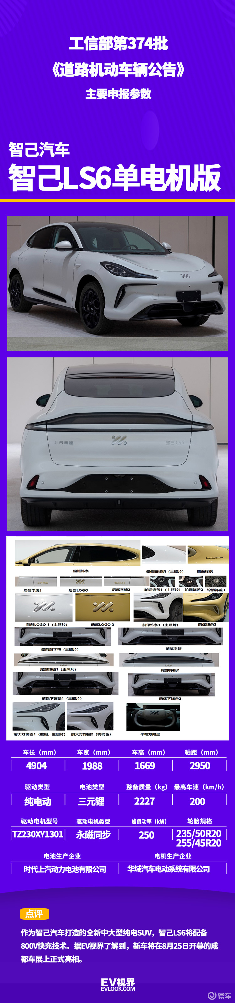 智己LS6新车将搭载来自华为数字能源技术有限公司的电机_易车