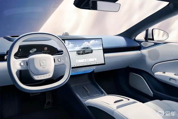 ZEEKR CX1E首先新车的前脸轮廓与极氪007相似_易车