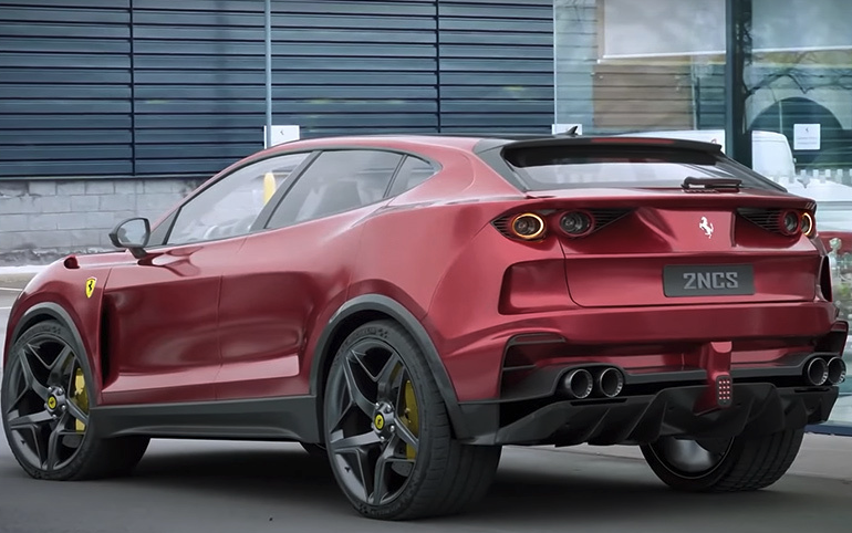 更加激进的FUV！法拉利Purosangue最新谍照曝光_易车