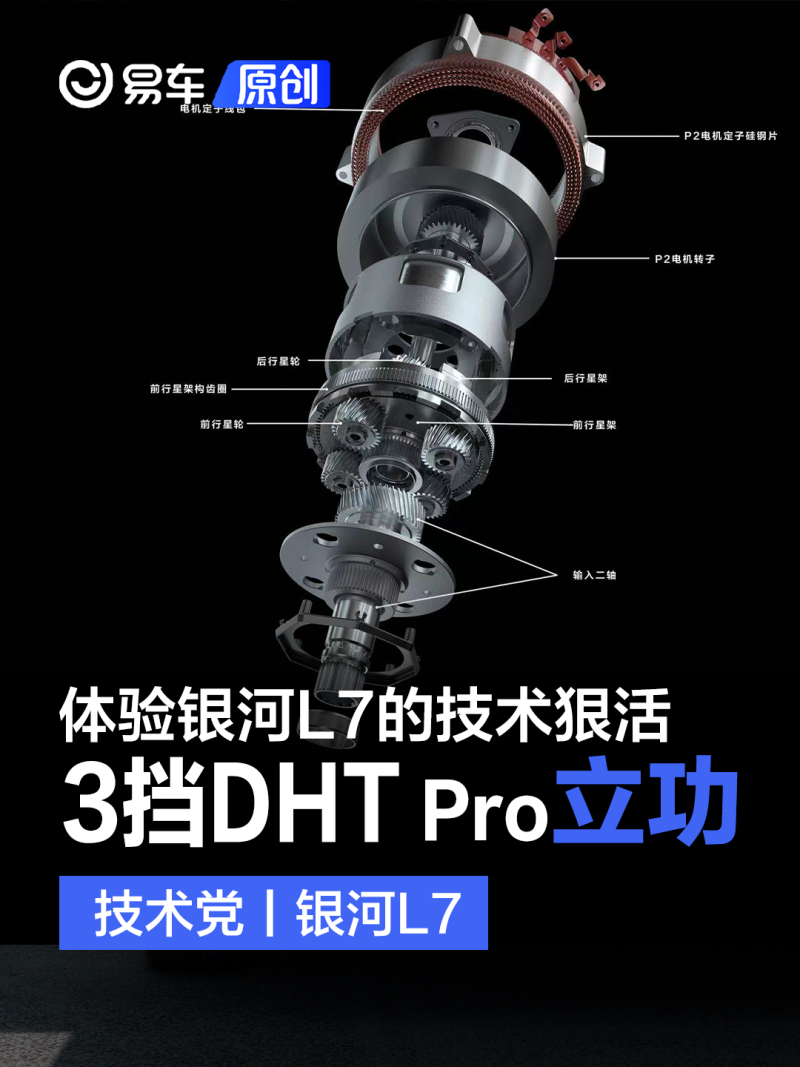 技术党｜3 挡DHT Pro立功 体验吉利银河 L7 的技术狠活_易车