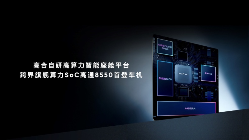 高合发布自研高算力智能座舱平台 搭载高通QCS8550芯片_易车