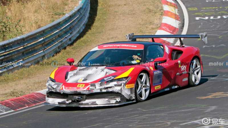 主要提升下压力，性能更加进阶，法拉利SF90赛道版曝光_易车