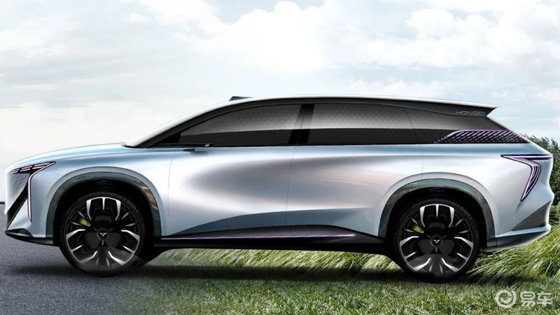 搭载800V充电架构 红旗E202概念车官图发布_易车