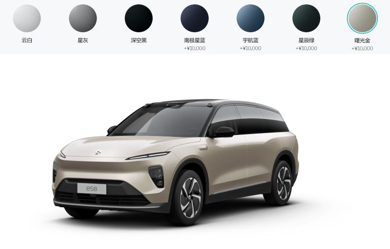 全新蔚来ES8正式上市 售52.8万元起/明年6月开启交付_易车