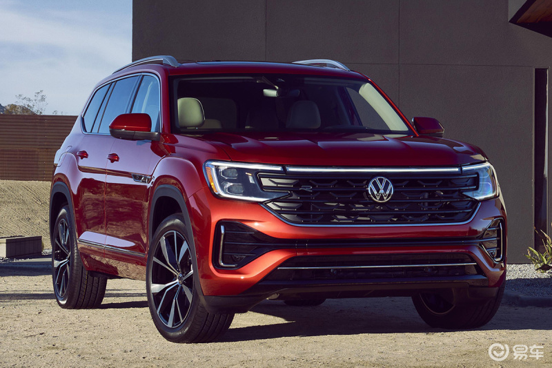 更“美味”的前脸 新款大众Atlas官图解析_易车