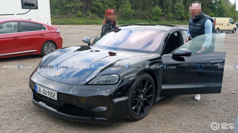 新款保时捷Taycan谍照曝光 配全新矩阵LED大灯/下半年发布_汽车产经网