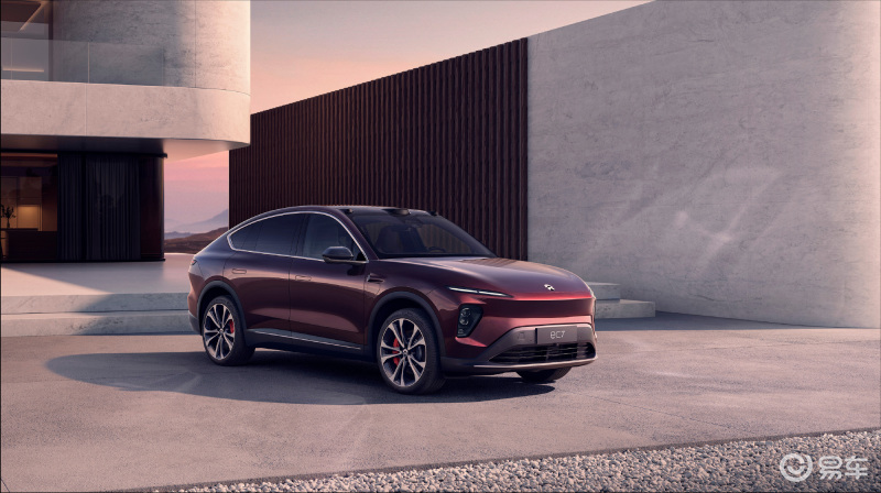 蔚来EC7全新车色官图发布 定名M42星云红_易车