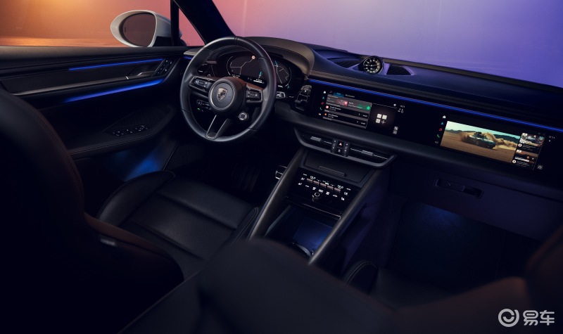 保时捷纯电动Macan内饰官图 基于PPE平台打造_易车
